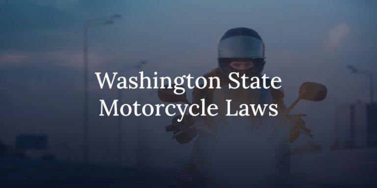 Motorcycle Laws in Washington State